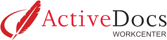 ActiveDocs WorkCenter Sign In